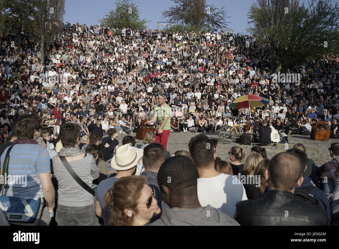 Mauer park hi-res stock photography and images - Alamy