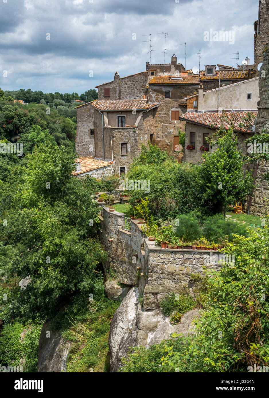 Scenic sight in Vitorchiano, Viterbo Province, Lazio, Italy Stock Photo ...