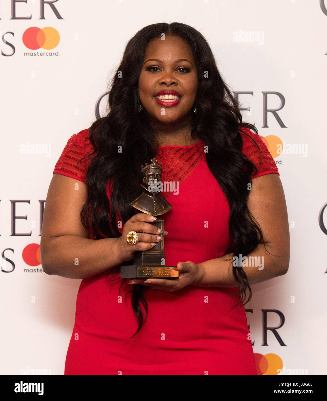 Musical award olivier awards royal albert hall hi-res stock photography ...
