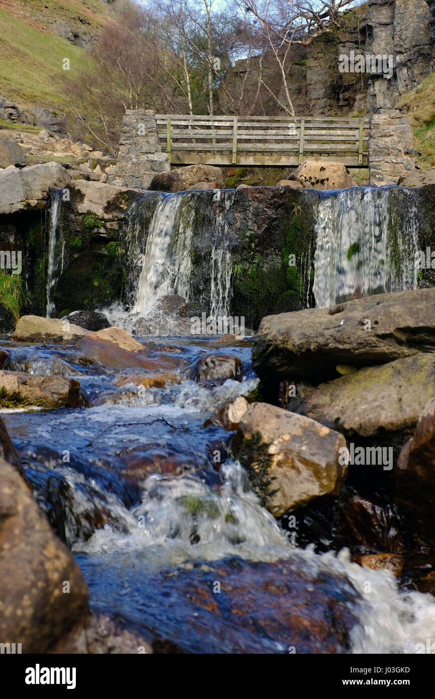 Waterfalls in Swaledale, Yorkshire Dales, UK Stock Photo - Alamy