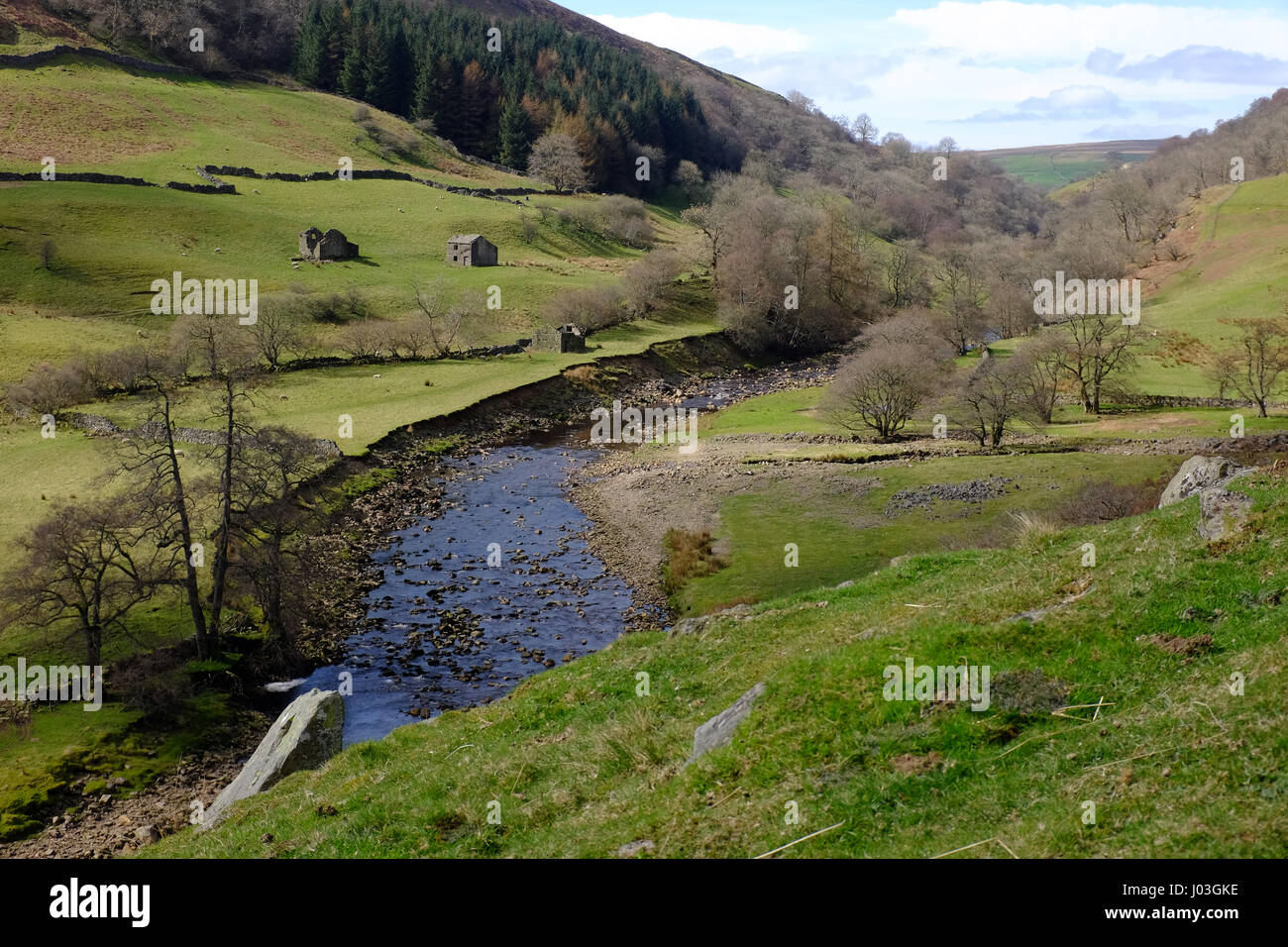 Swaledale Valley, Yorkshire Dales, UK Stock Photo - Alamy