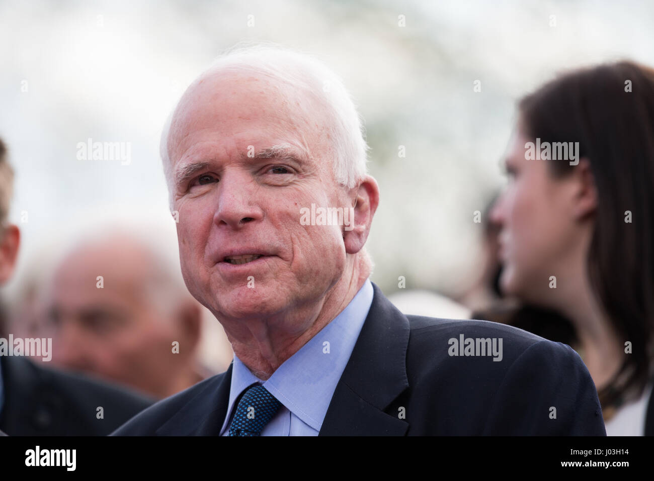John McCain Senator of the United States of America at the ceremony for ...