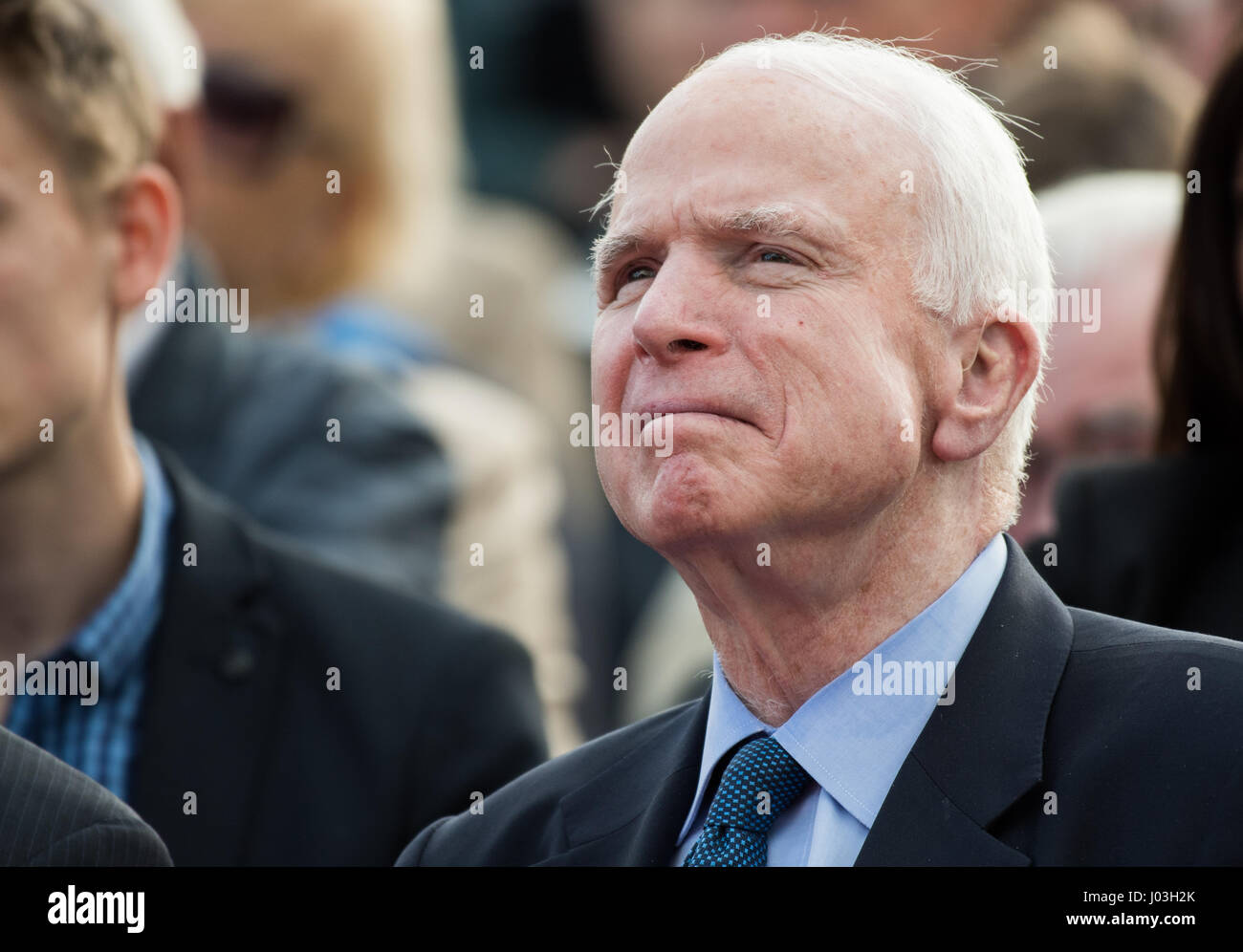 John McCain Senator of the United States of America at the ceremony for ...