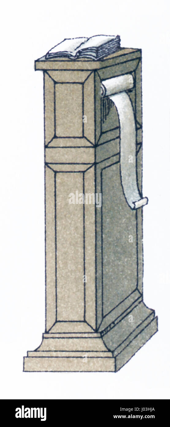 The prayer desk pictured here dates to between 1000 and 1100 A.D. The ...