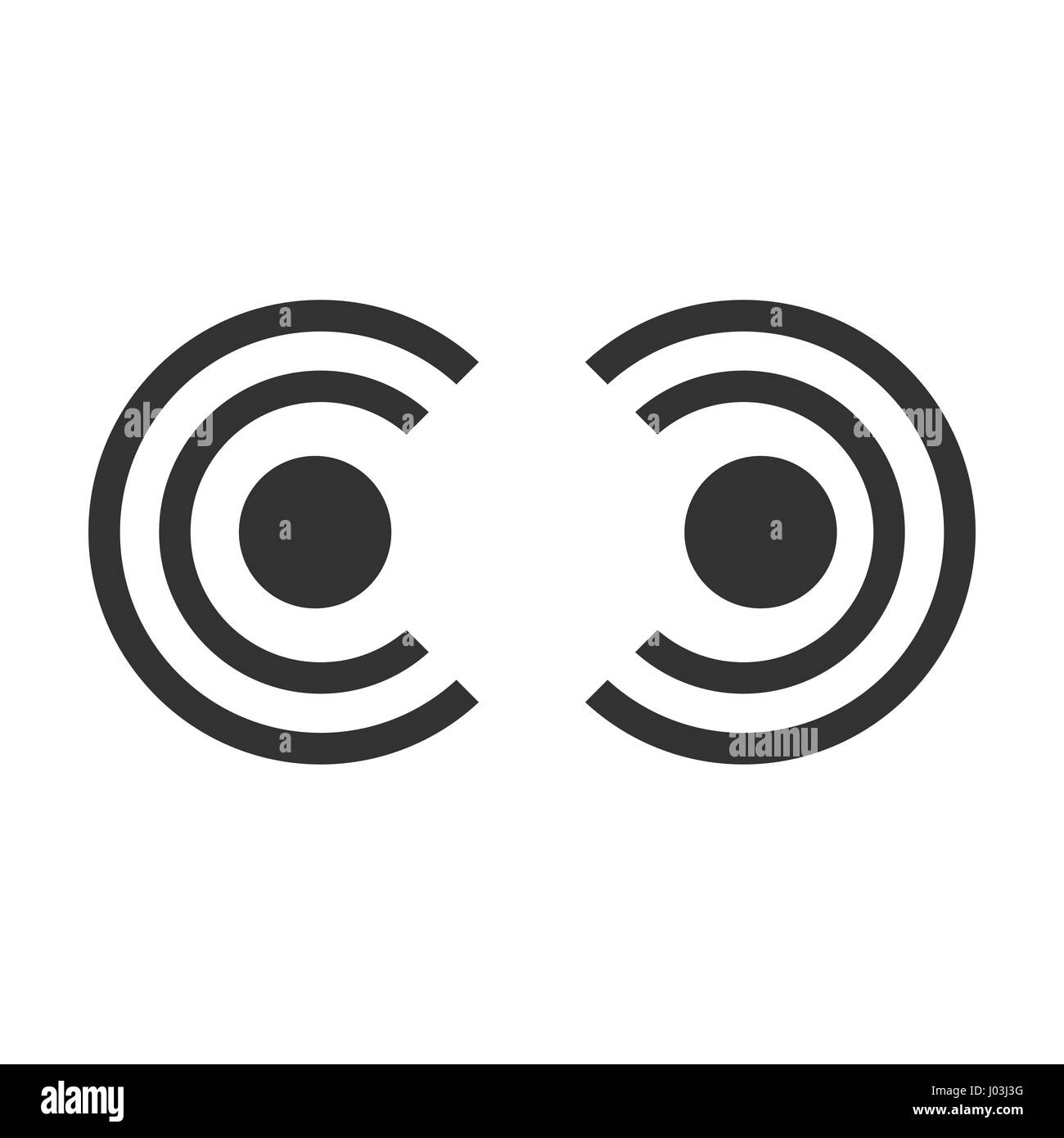 Binocular vision and illustration hi-res stock photography and images ...