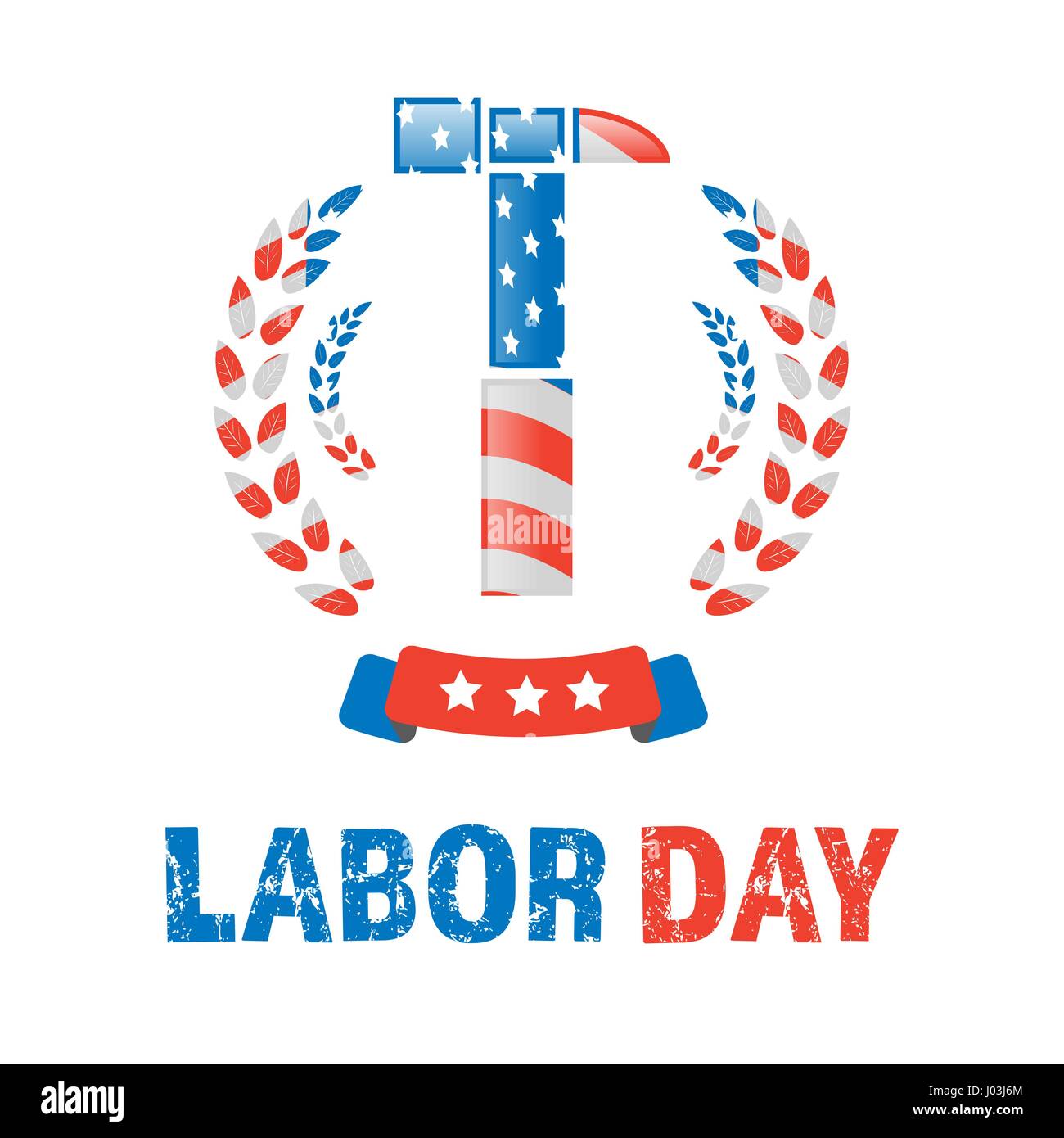 Labor day usa Cut Out Stock Images & Pictures - Alamy