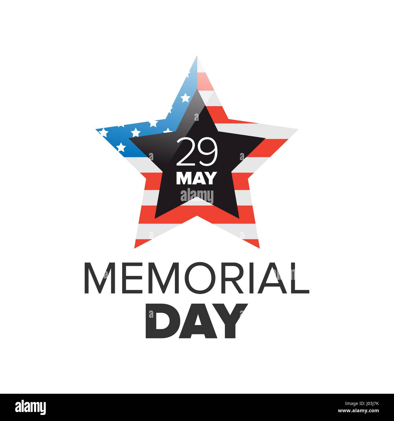 Memorial Day 29 May Stock Vector Image & Art - Alamy