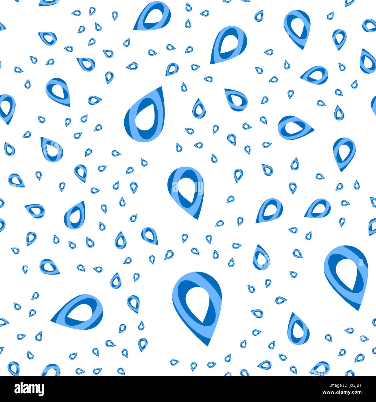 Water drops blue background Stock Vector Images - Alamy