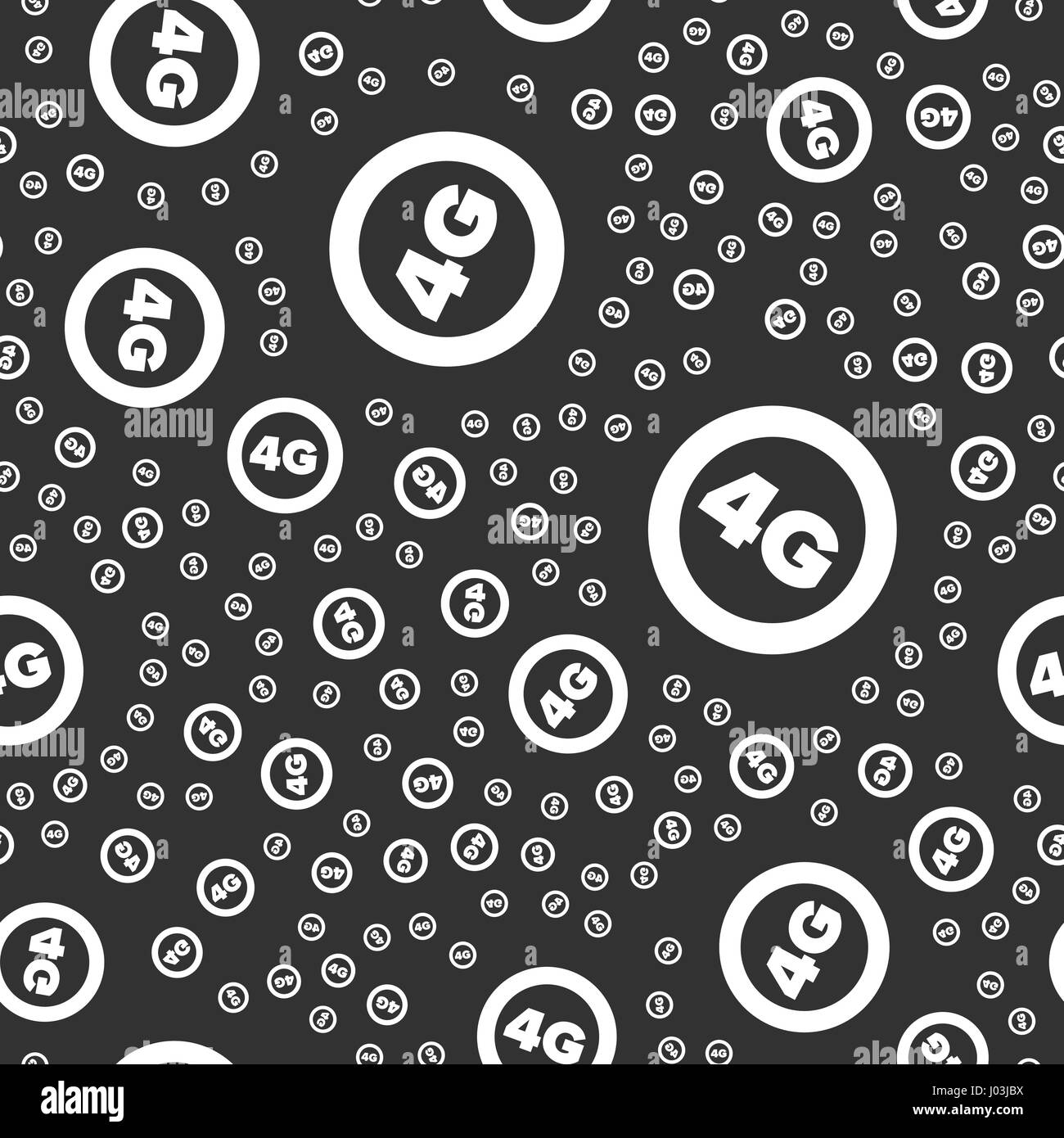4g mobile network seamless pattern Stock Vector Image & Art - Alamy