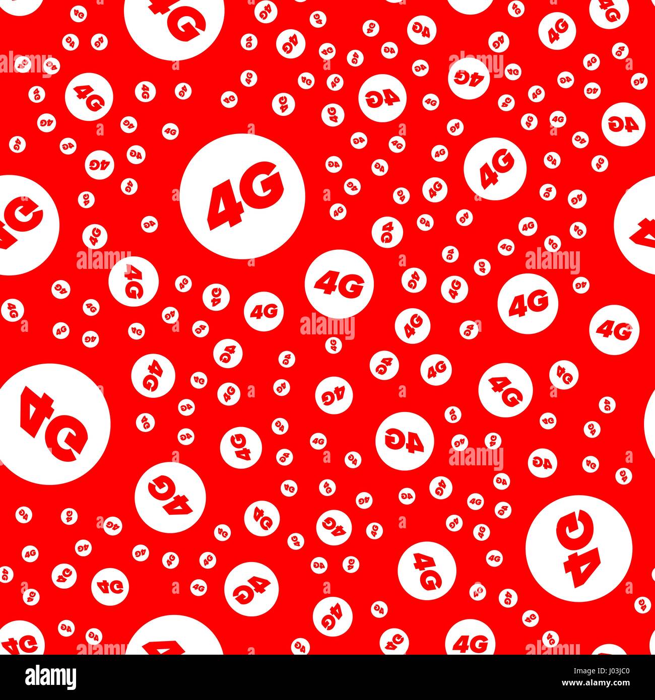 4g mobile network seamless pattern Stock Vector Image & Art - Alamy