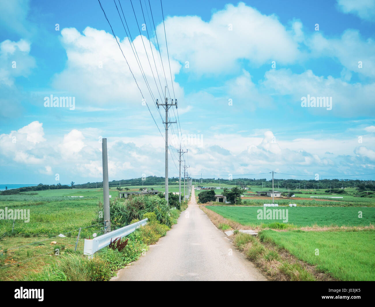 Town landscape in Obama island Stock Photo - Alamy