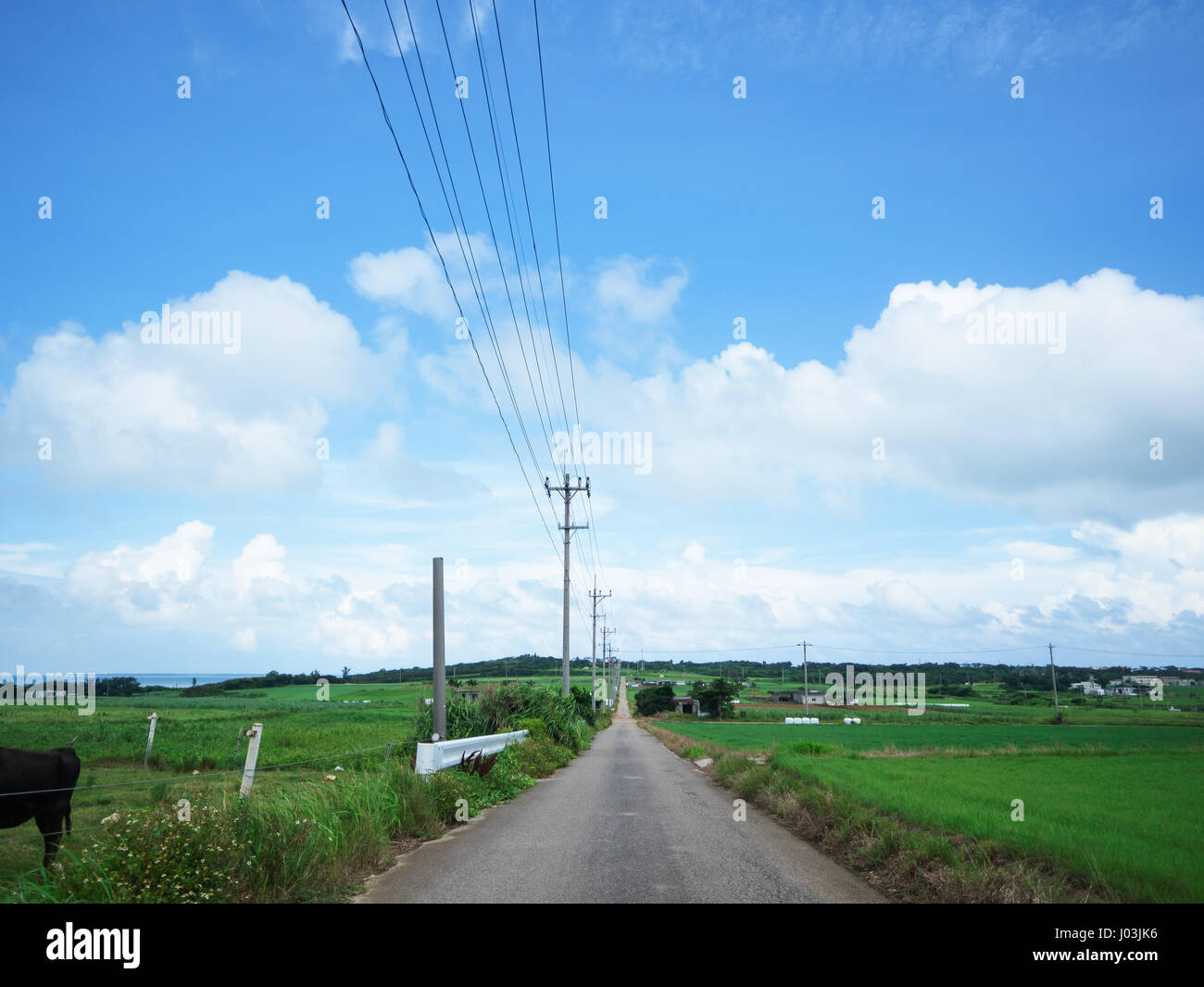Town landscape in Obama island Stock Photo - Alamy