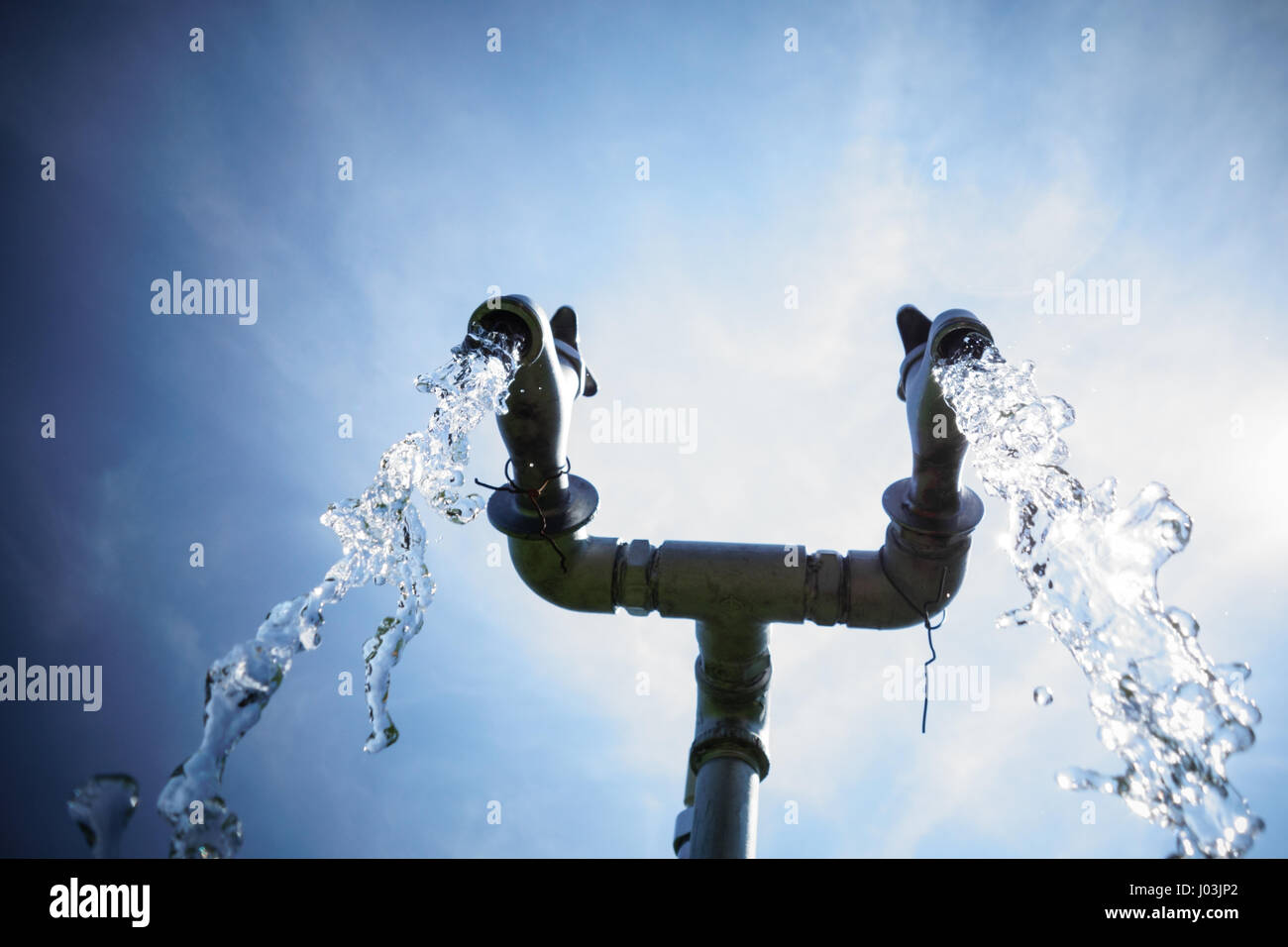 Leaving water running Stock Photo - Alamy