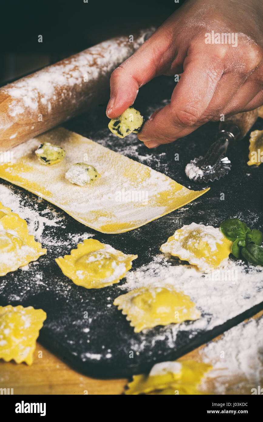 working hard in the kitchen for the family Stock Photo - Alamy