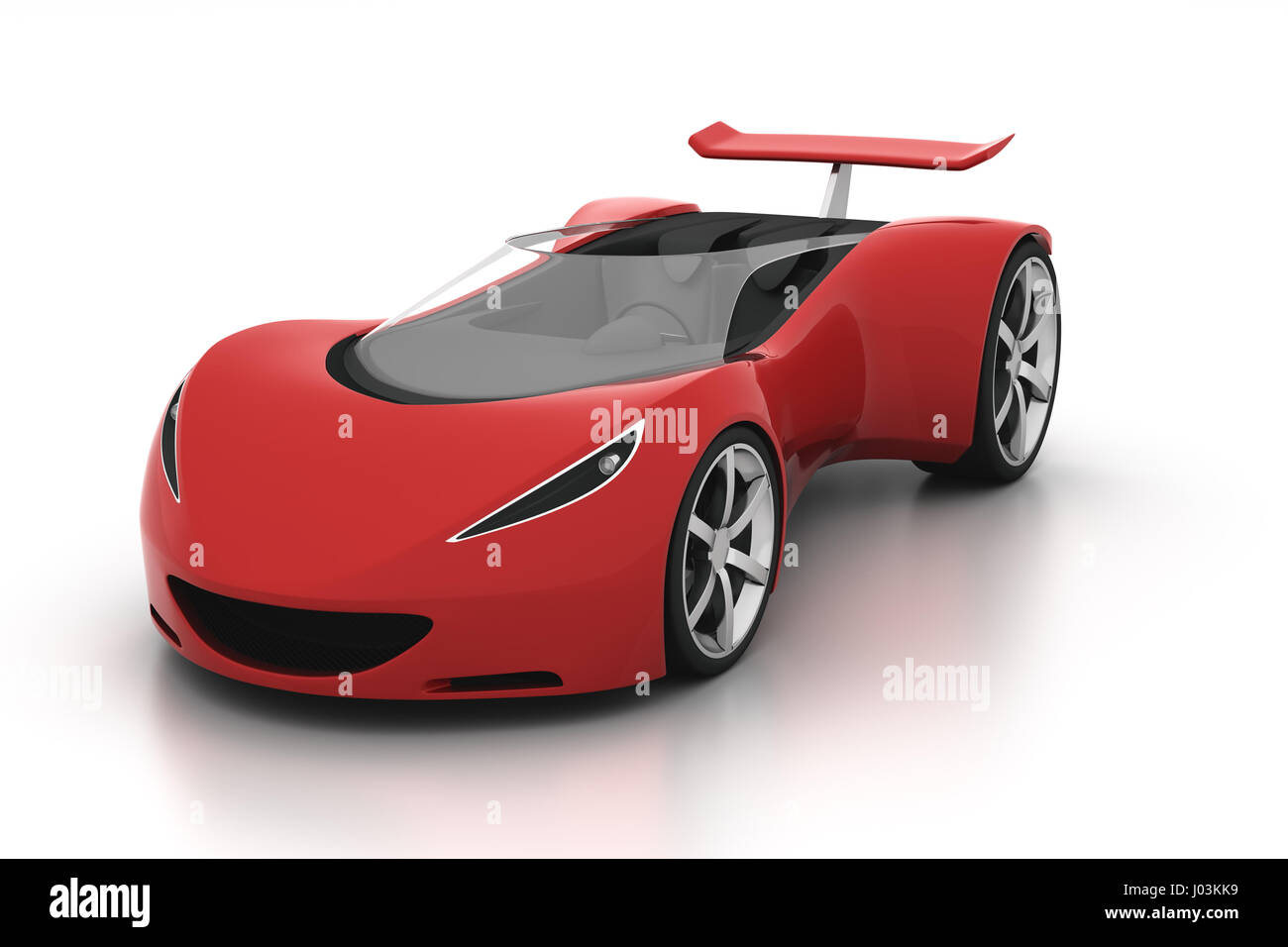 Red sports car Stock Photo - Alamy