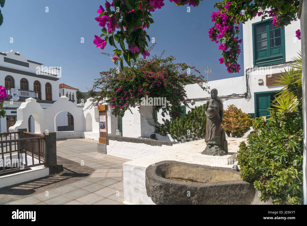 Haria lanzarote palms hi-res stock photography and images - Alamy