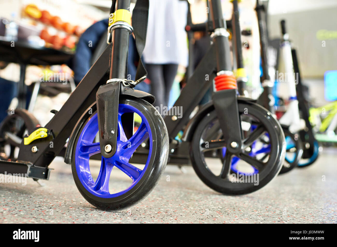 Kick scooters in sport hi-res stock photography and images - Alamy