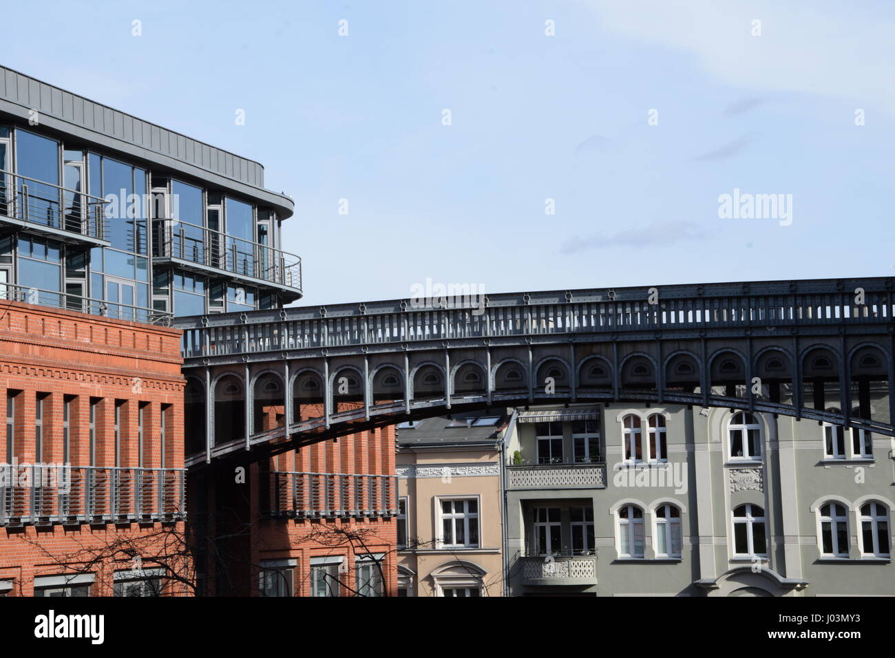 Facade and construction which industrial building in Poznan - Poland ...