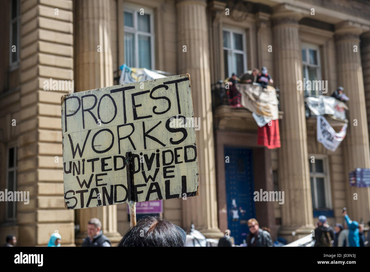Homeless sign protest hi-res stock photography and images - Alamy