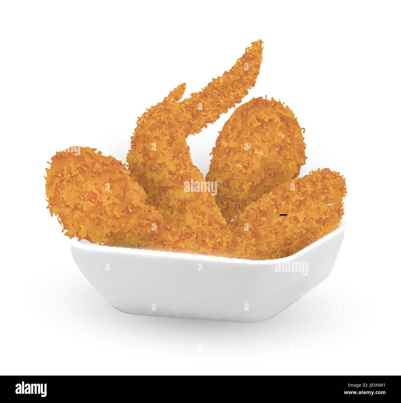 Hot chicken wings on Stock Vector Images - Alamy