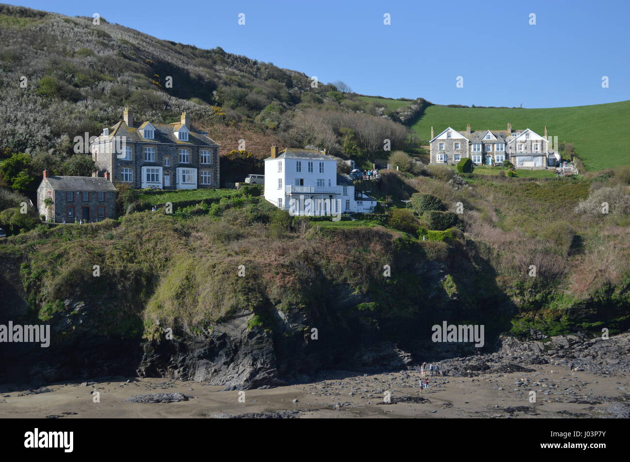 Town view port isaac hi-res stock photography and images - Alamy