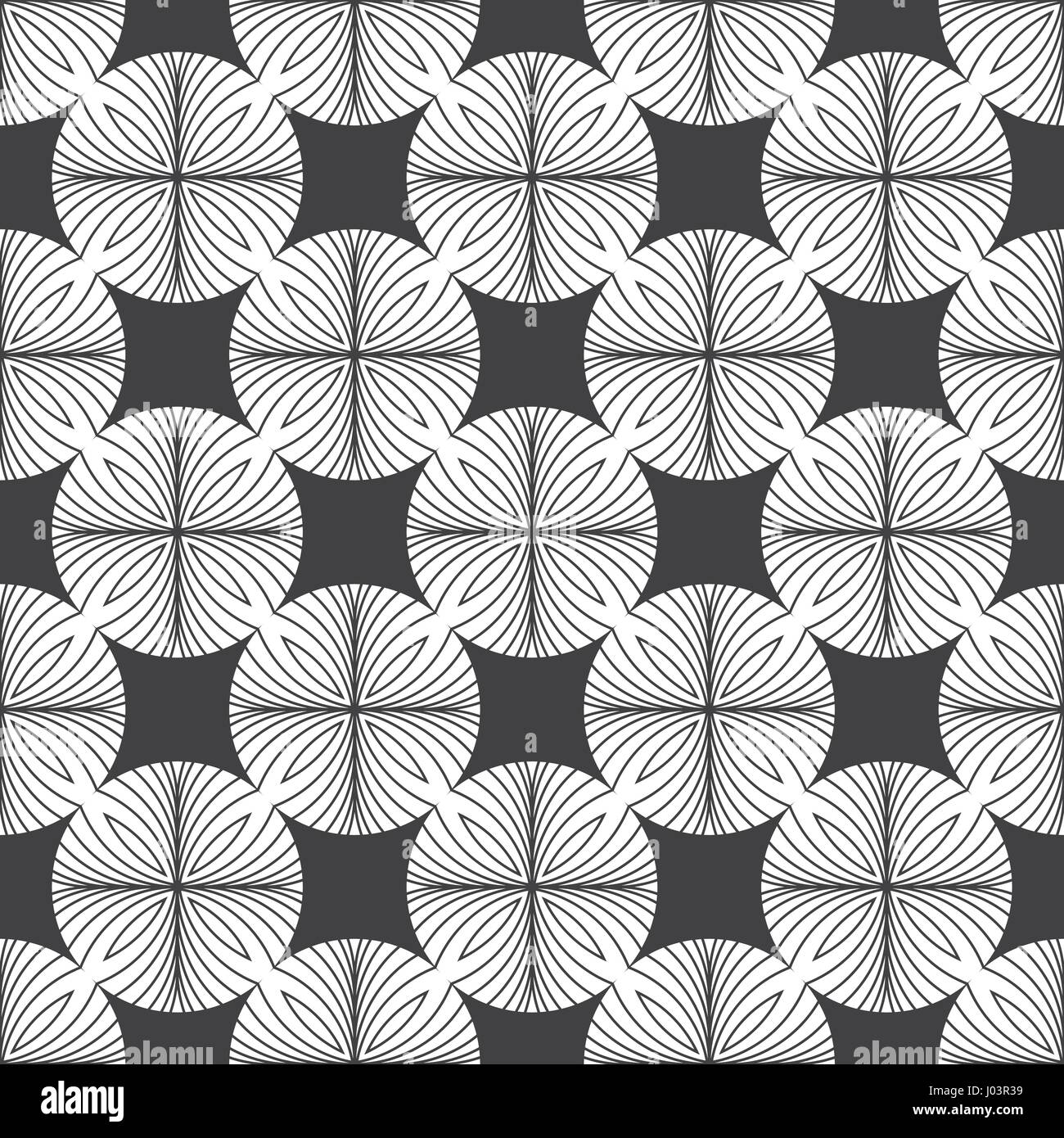 Seamless pattern. Modern stylish texture. Regularly repeating elegant geometric ornament with ...