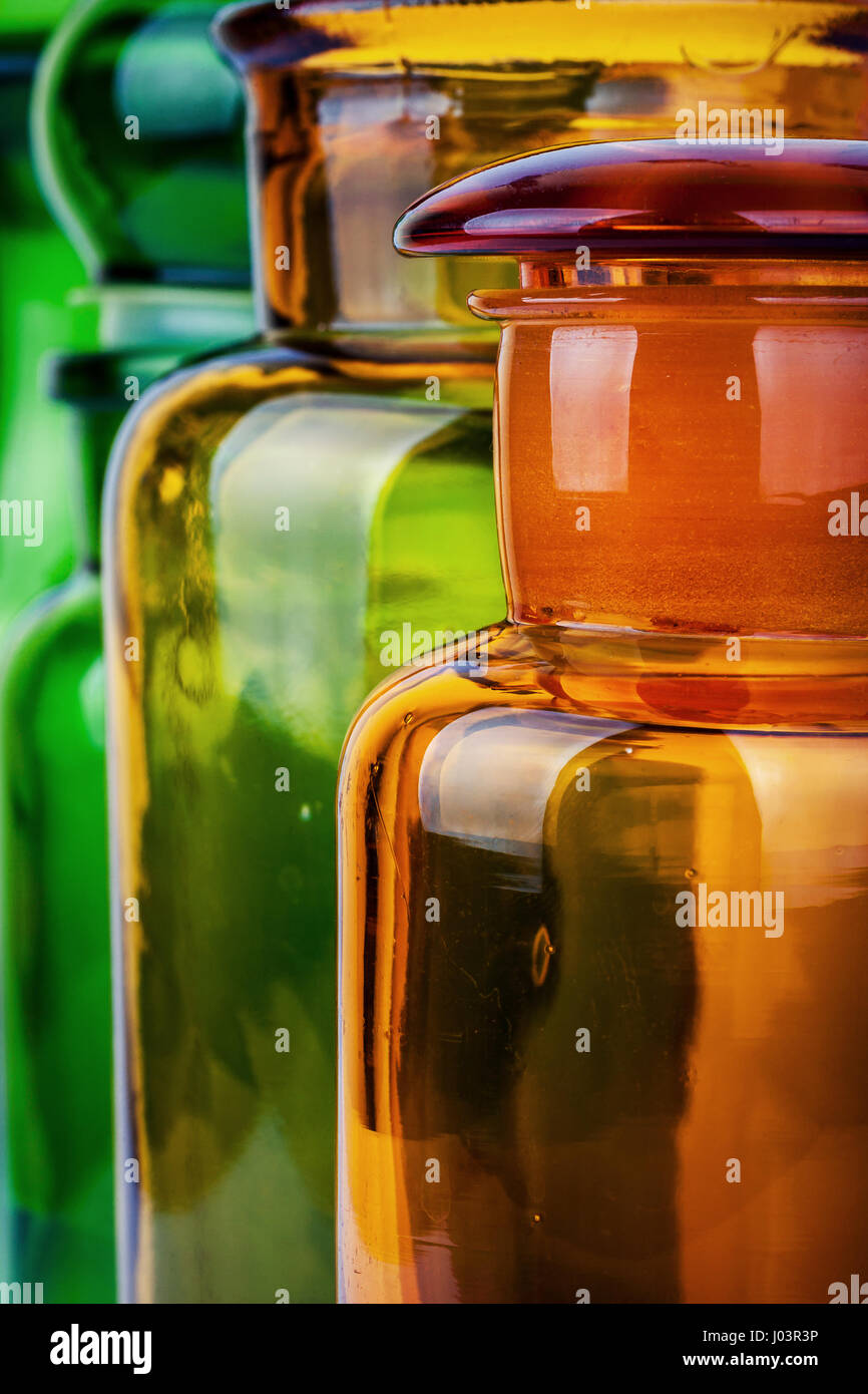 Color photo of a glass bottles Stock Photo - Alamy