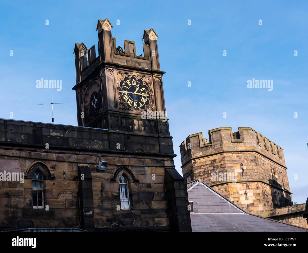 The Lancaster Priory Church of St Mary nestles under the walls of ...
