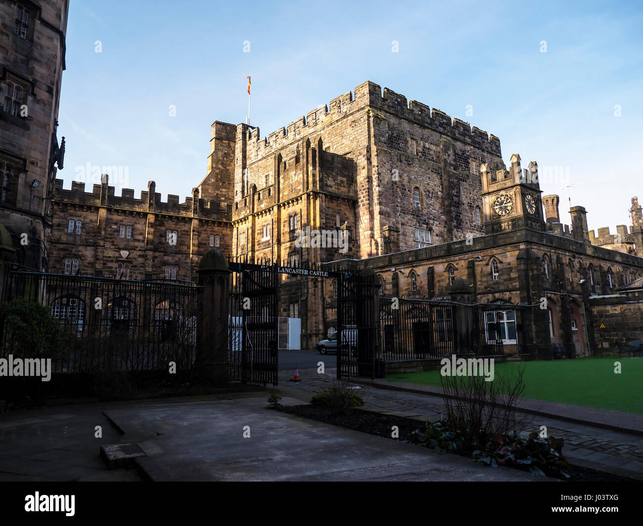 The Lancaster Priory Church of St Mary nestles under the walls of ...