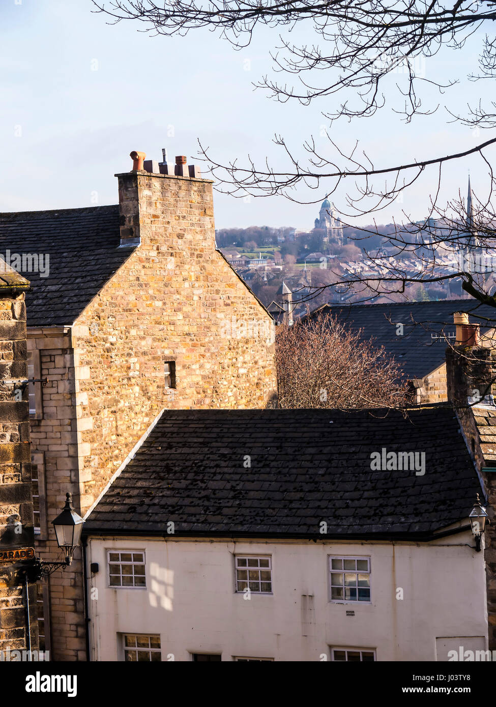 The Lancaster Priory Church of St Mary nestles under the walls of ...