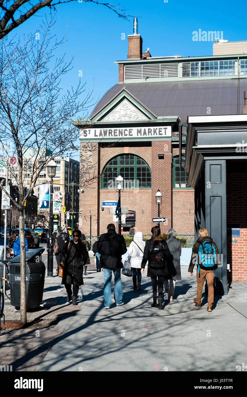 Exterior of St Lawrence Market South building in Toronto, Ontario ...