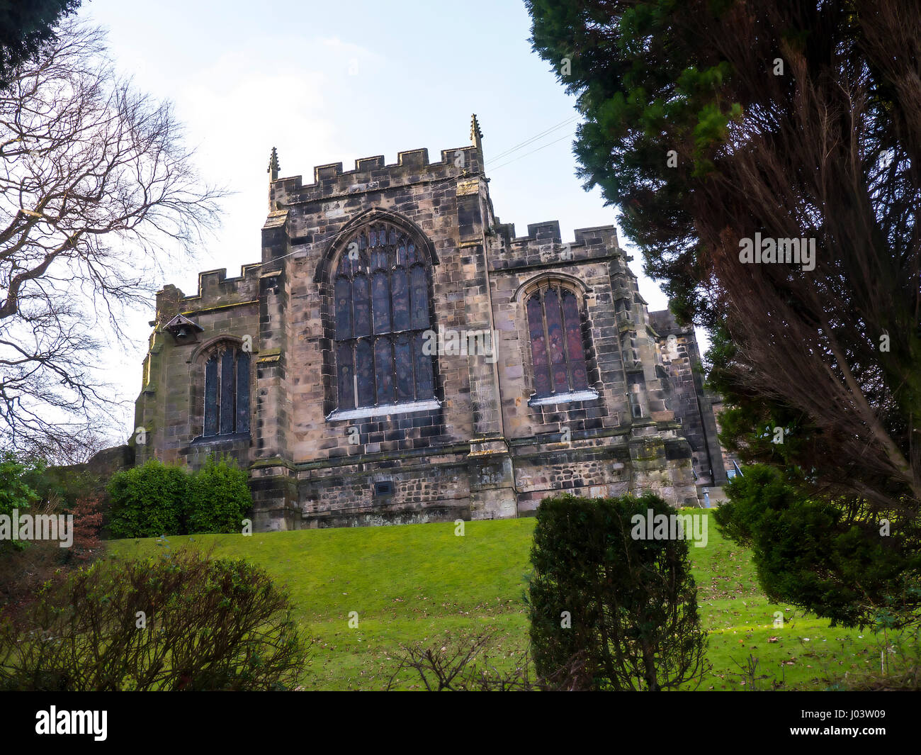 The Lancaster Priory Church of St Mary nestles under the walls of ...