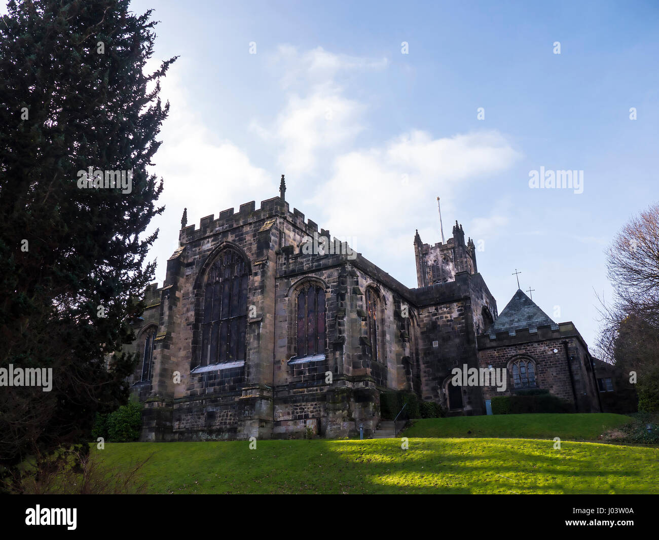 The Lancaster Priory Church of St Mary nestles under the walls of ...