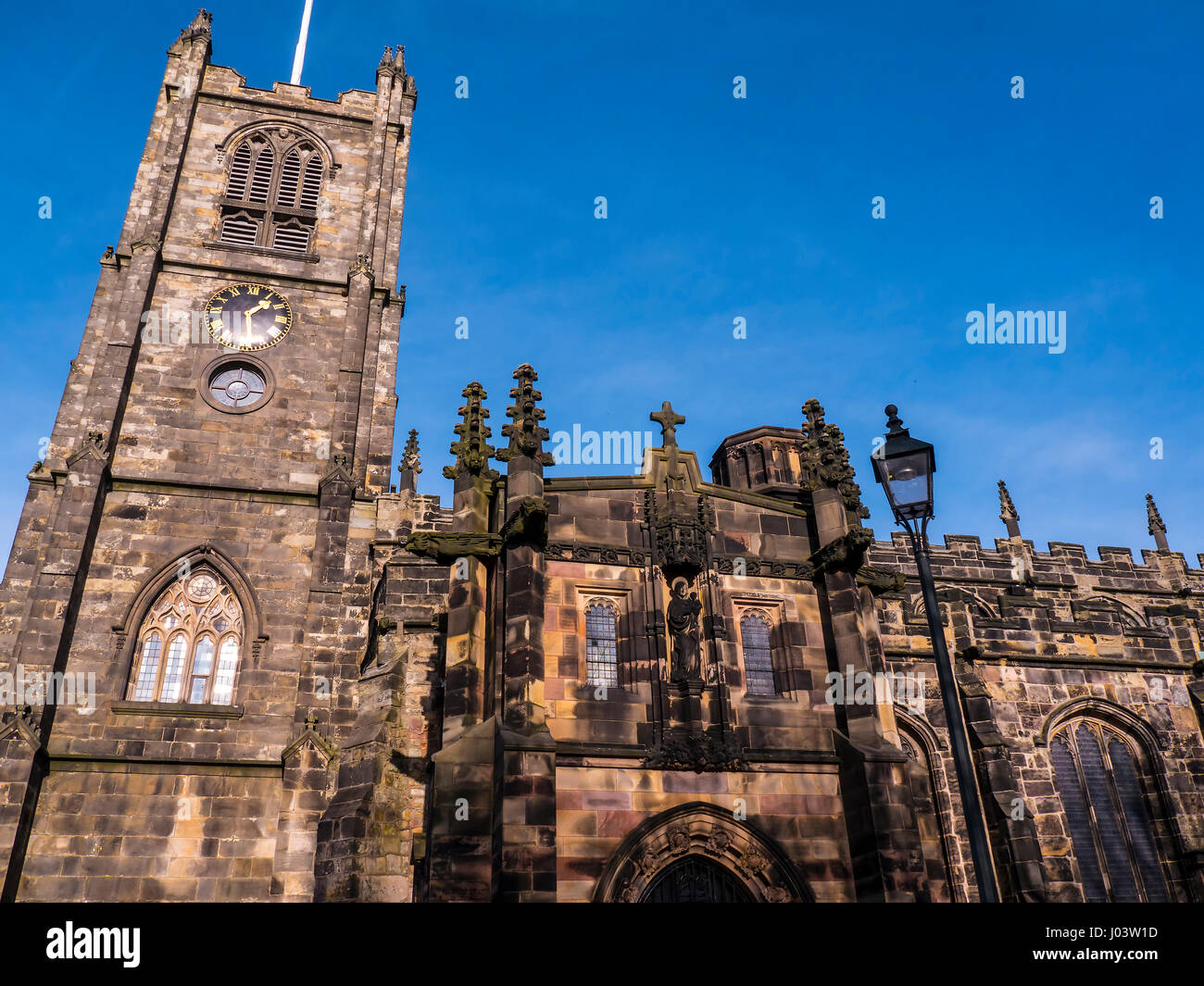 The Lancaster Priory Church of St Mary nestles under the walls of ...