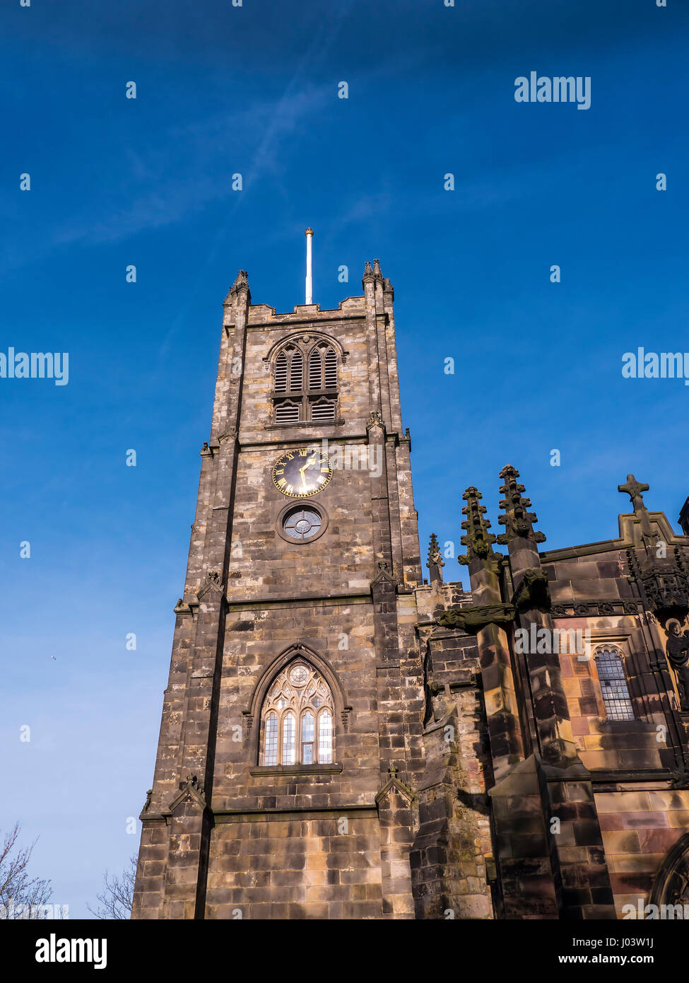 The Lancaster Priory Church of St Mary nestles under the walls of ...