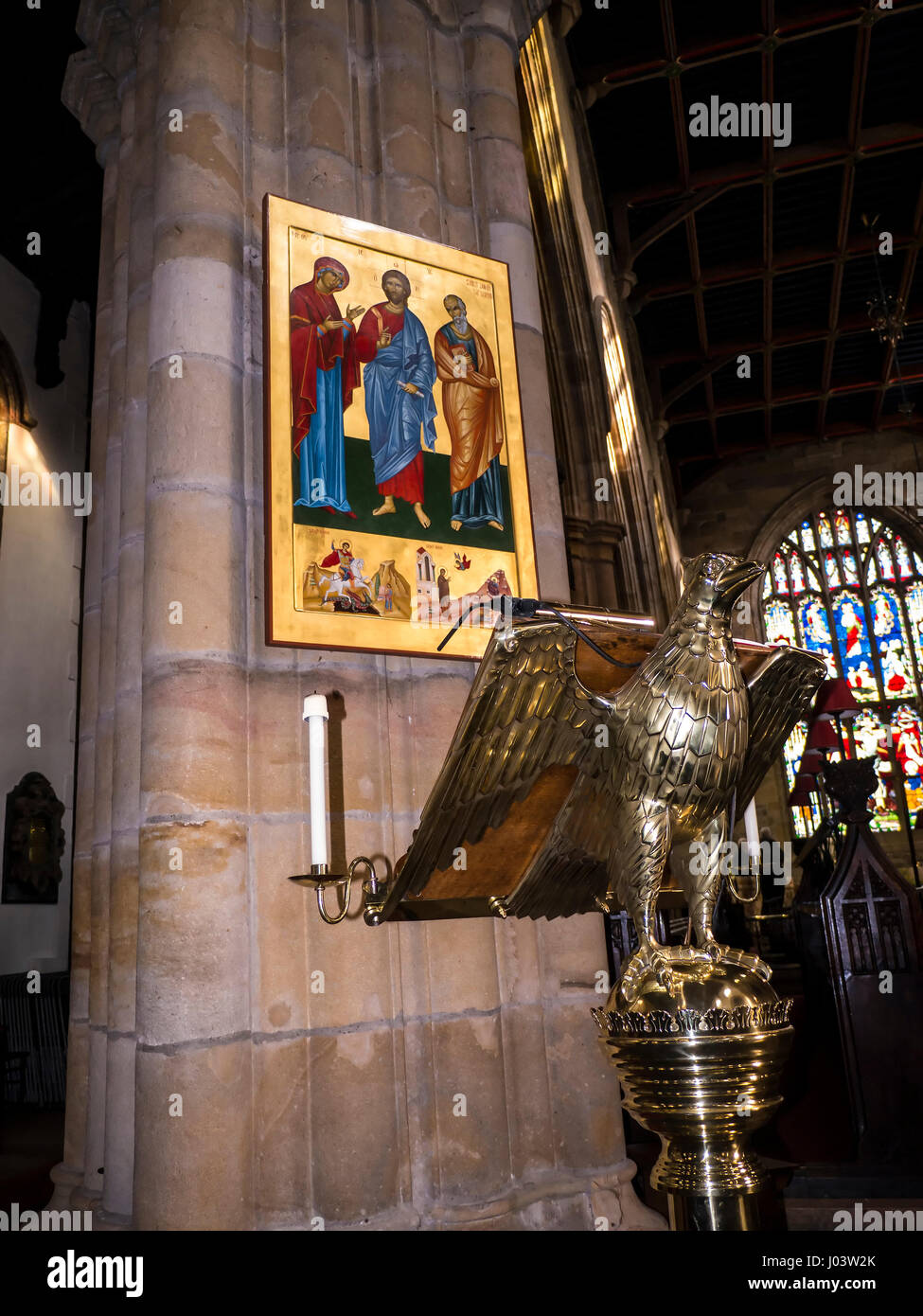 The Lancaster Priory Church of St Mary nestles under the walls of ...