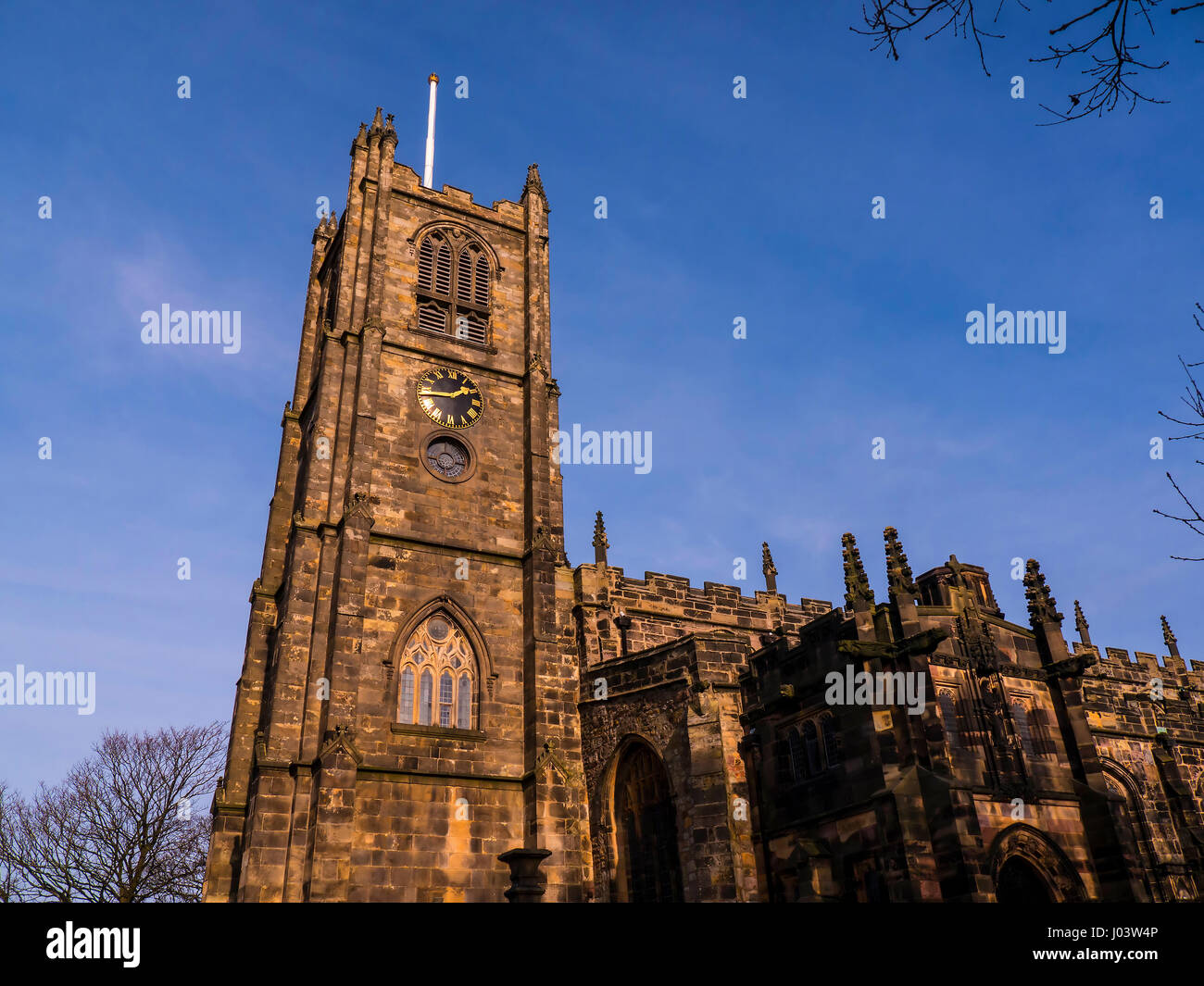 The Lancaster Priory Church of St Mary nestles under the walls of ...