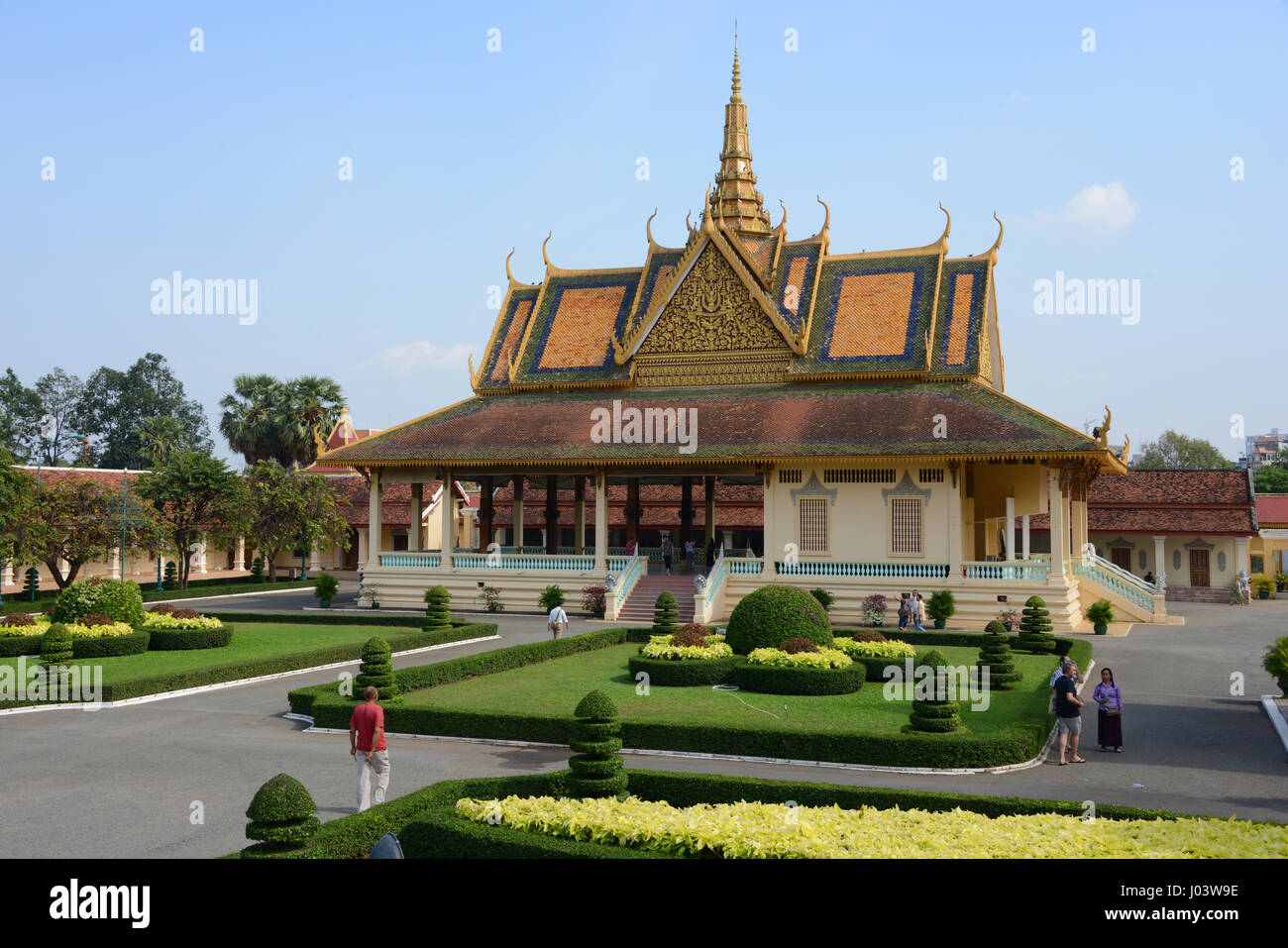 Royal Palace of Cambodia, Phnom Penh Stock Photo - Alamy