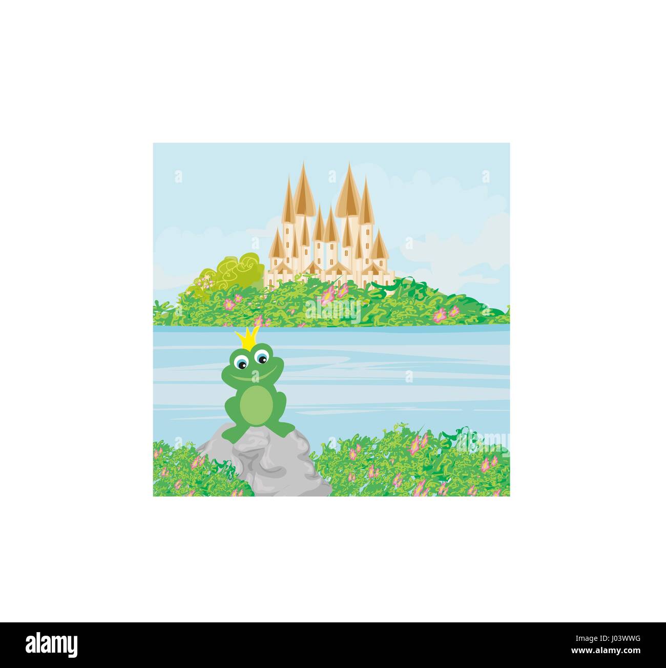 Building frog Cut Out Stock Images & Pictures - Alamy