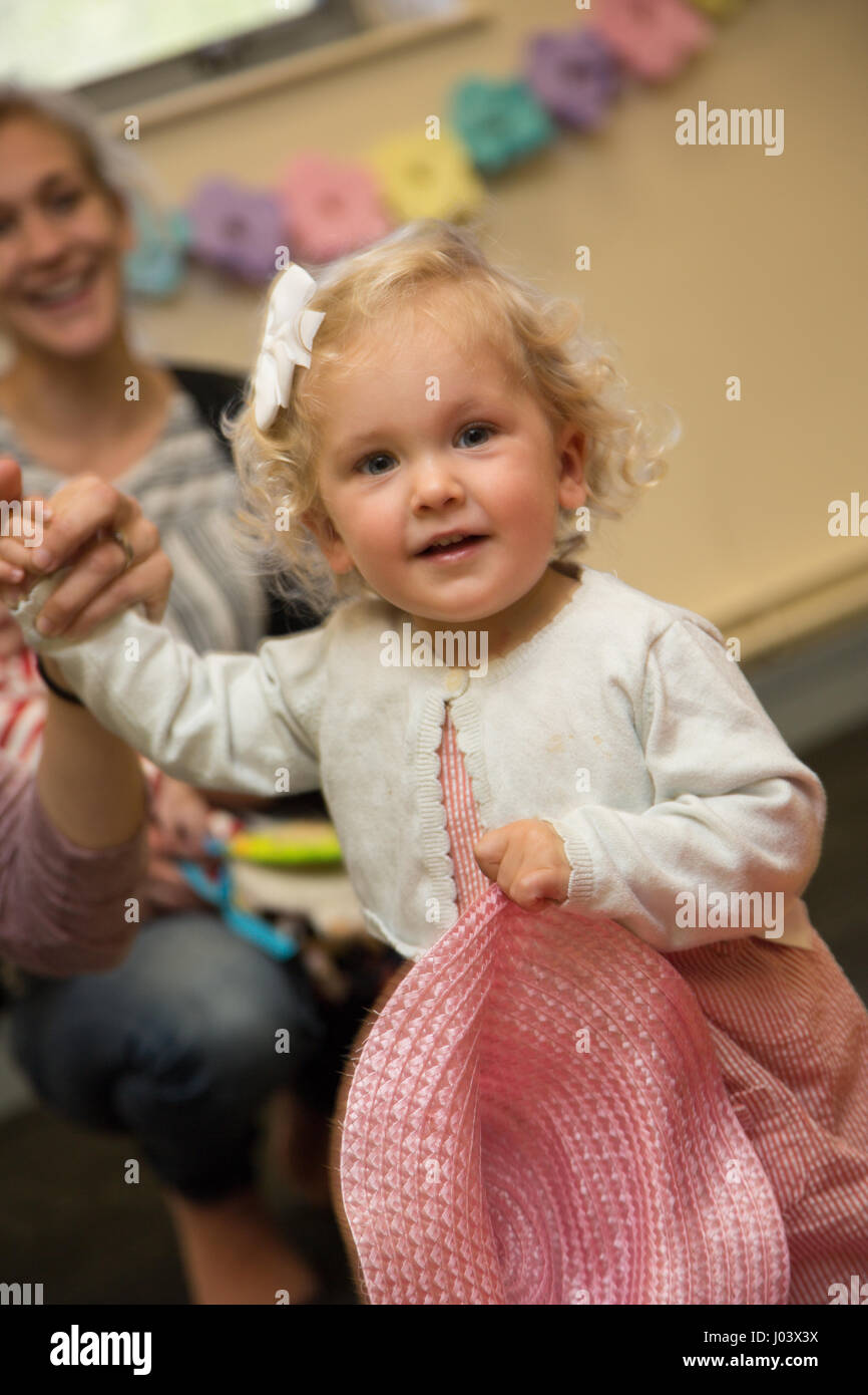 Baby & Toddler sign language class Stock Photo - Alamy