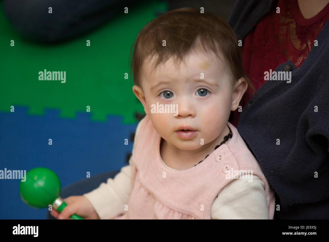 Baby & Toddler sign language class Stock Photo - Alamy