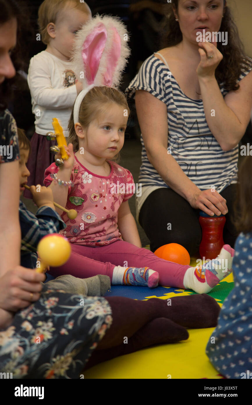 Baby & Toddler sign language class Stock Photo - Alamy