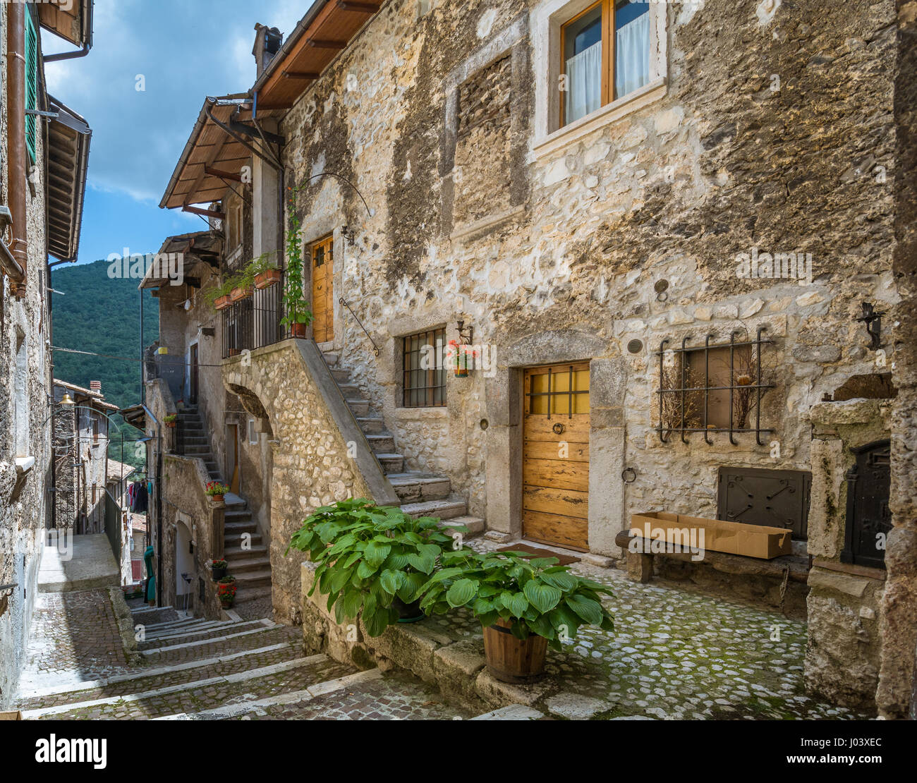 Scanno, L'Aquila Province, Abruzzo (Italy Stock Photo - Alamy
