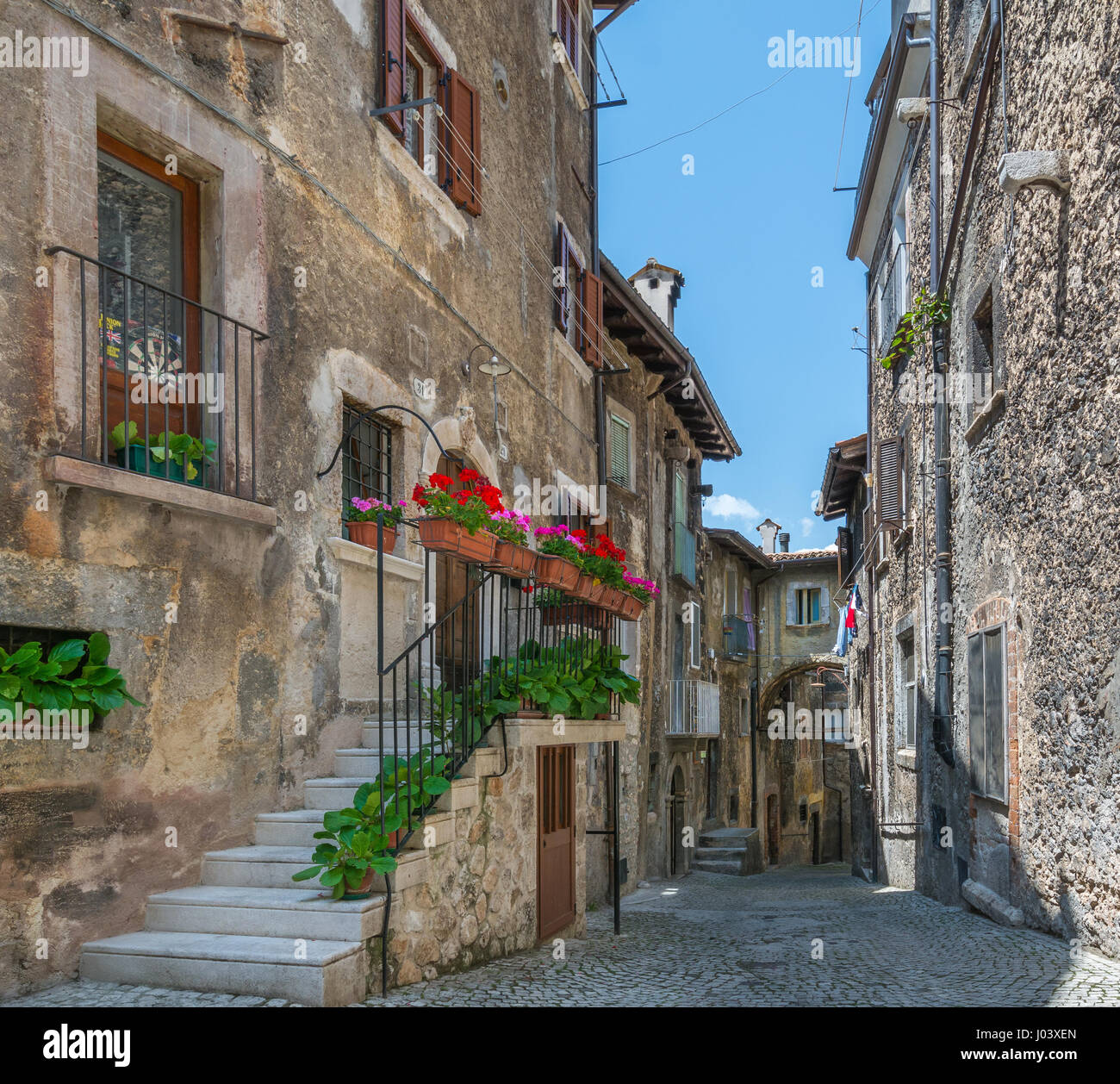 Scanno, L'Aquila Province, Abruzzo (Italy Stock Photo - Alamy