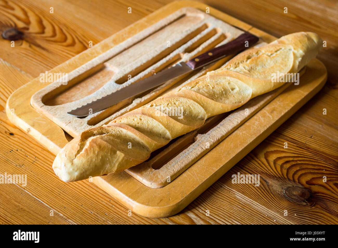 French bread baguette Stock Photo - Alamy