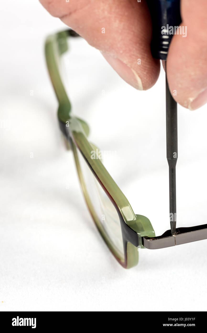 Repaired glasses hi-res stock photography and images - Alamy