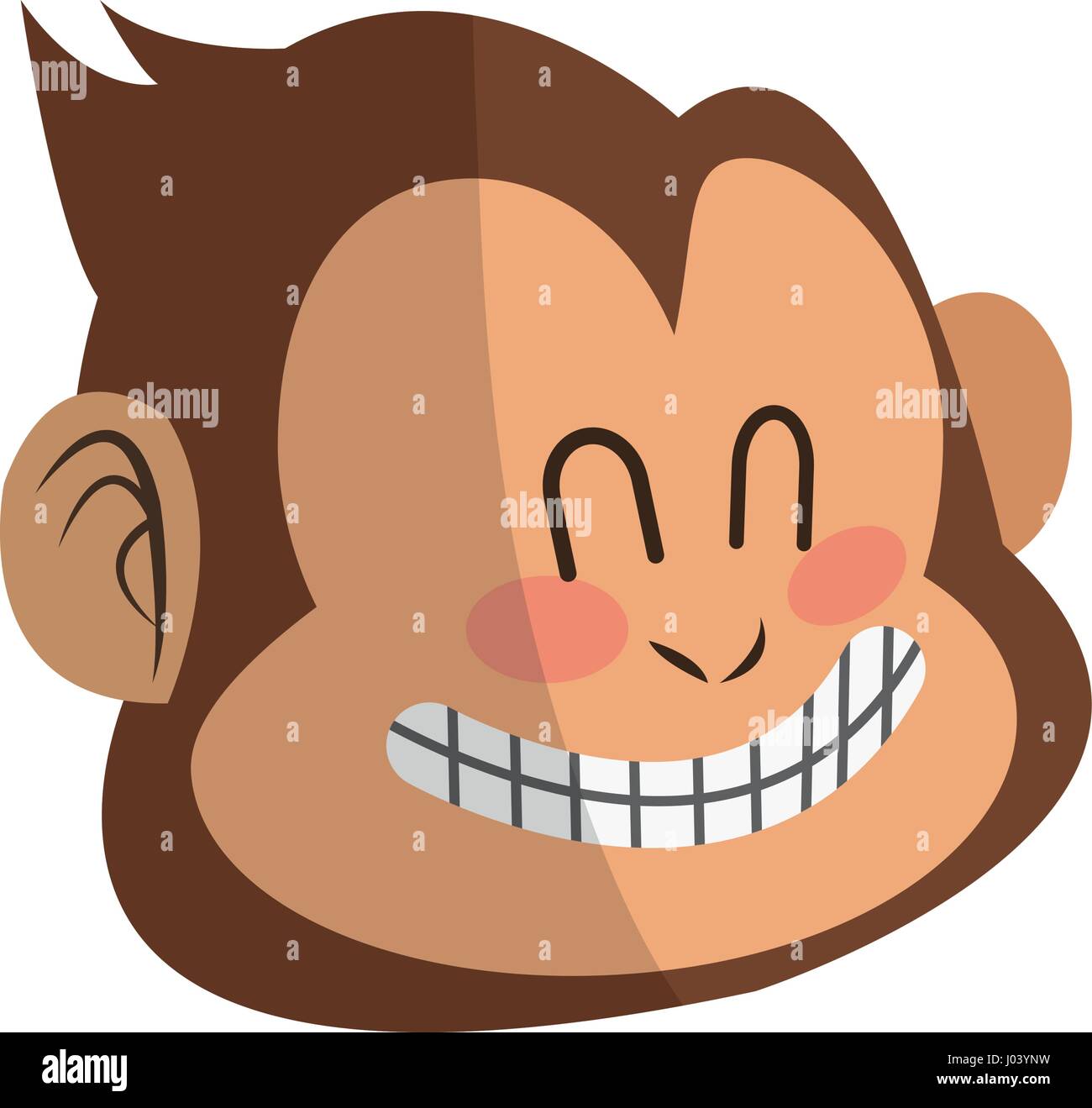 monkey cartoon icon Stock Vector Image & Art - Alamy