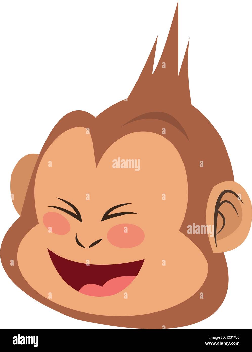 monkey cartoon icon Stock Vector Image & Art - Alamy