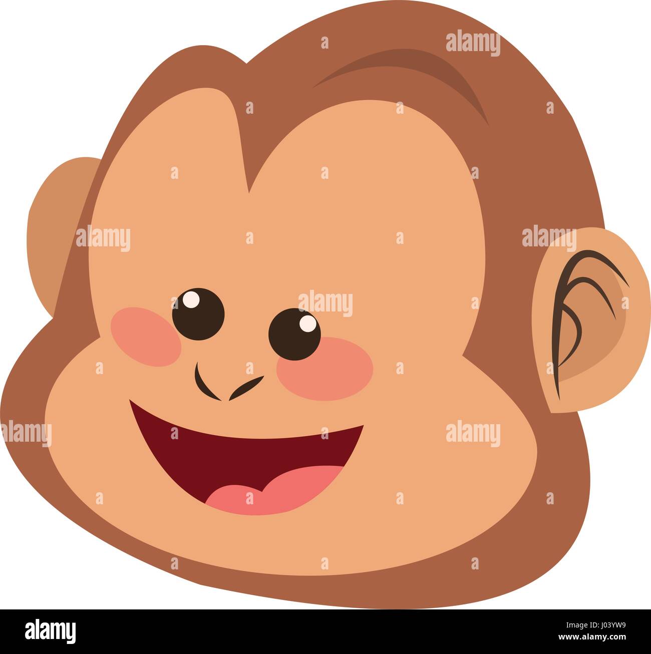 monkey cartoon icon Stock Vector Image & Art - Alamy