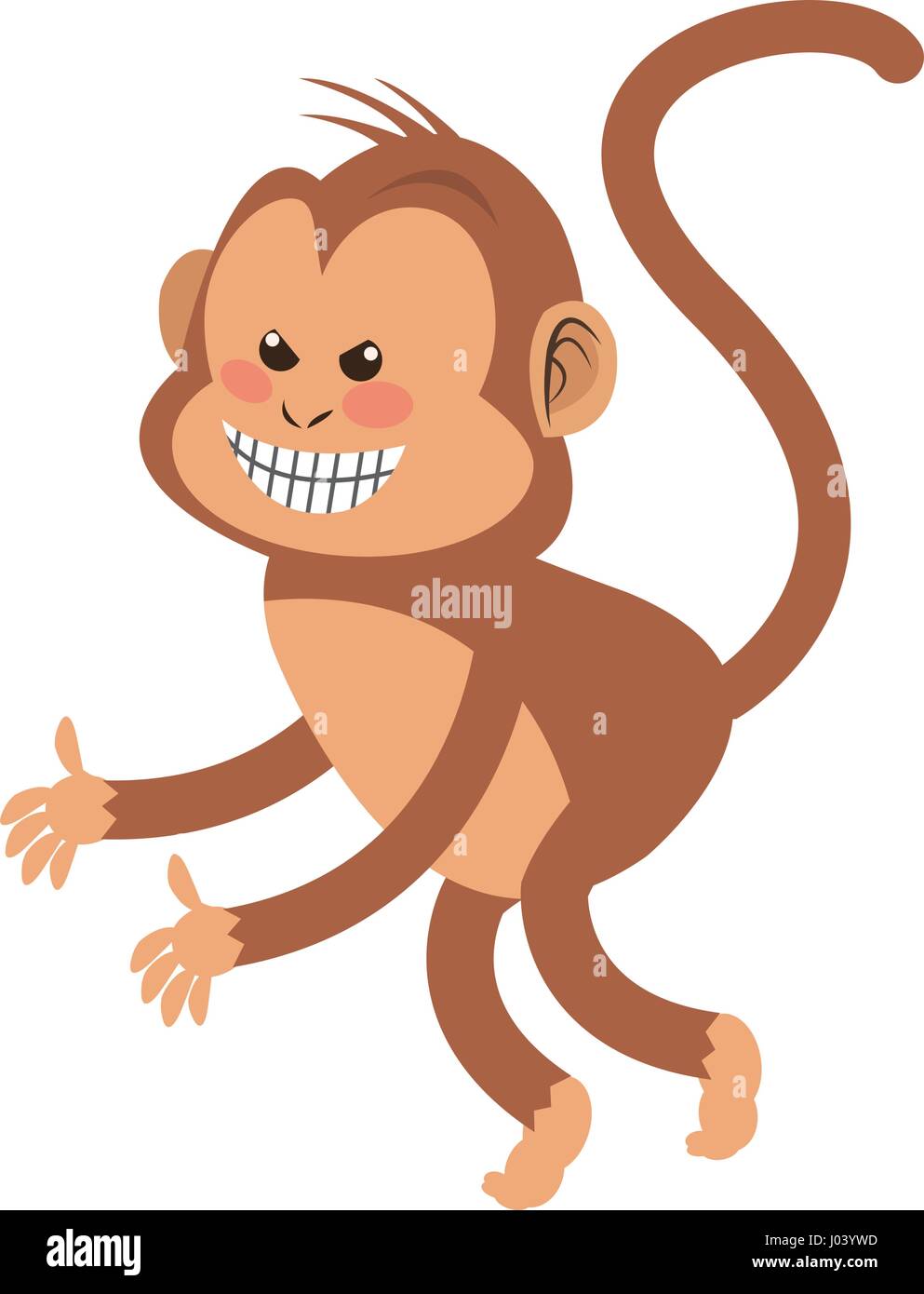 monkey cartoon icon Stock Vector Image & Art - Alamy